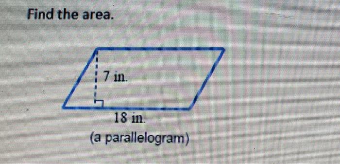 Solved Find the area. | Chegg.com