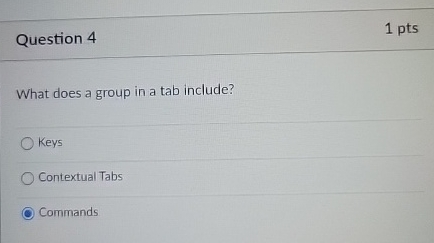 Solved Question 41 ﻿ptsWhat does a group in a tab | Chegg.com
