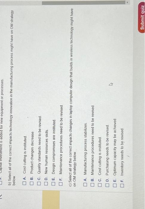 Solved Identify how changes within an organization affect | Chegg.com