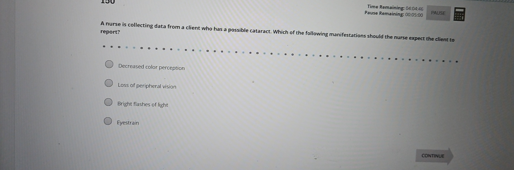 Solved Time Remaining: 04:04:46Pause Remaining: 00:05:00A | Chegg.com