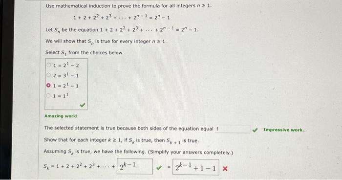 Solved Use mathematical induction to prove the formula for | Chegg.com