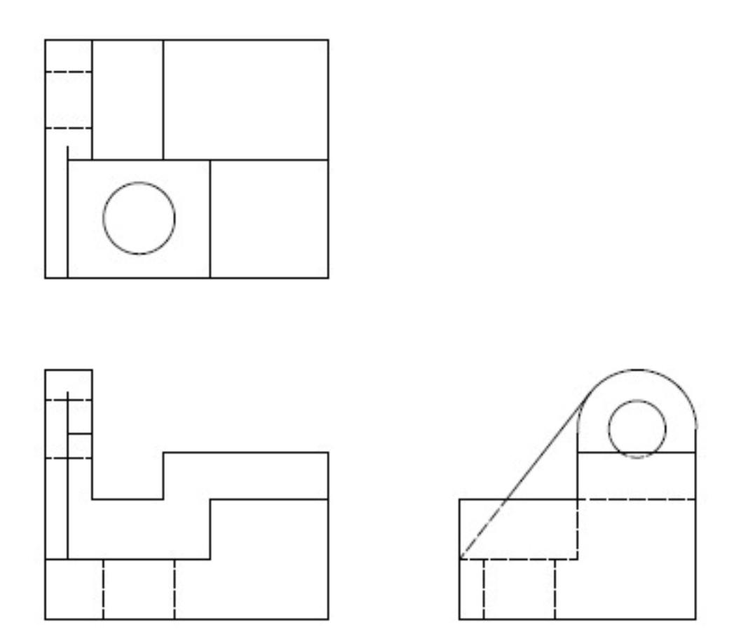 Create isometric projection the above three figure | Chegg.com