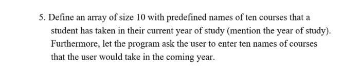 Solved 3. Write a C++ program that defines an empty array of | Chegg.com