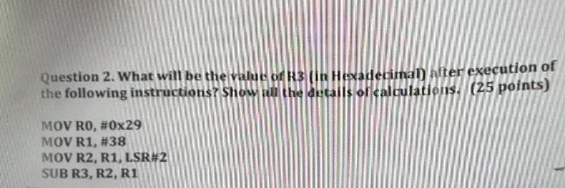 Solved Question 2. What will be the value of R3 (in | Chegg.com