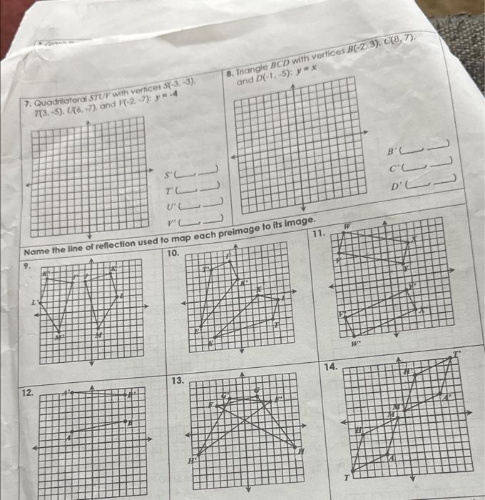 3. Trapezoid JKLM with vertices J(−4,3),K(−2,7). 3. त | Chegg.com