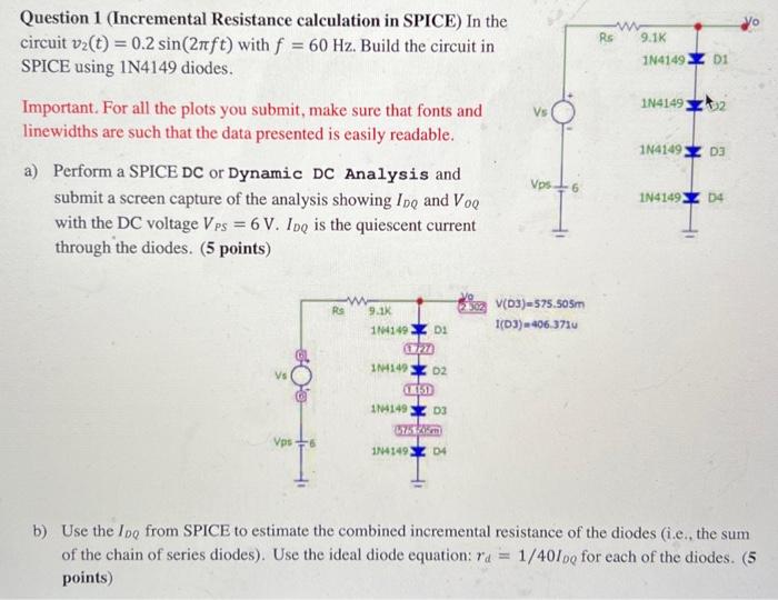 Solved c) Perform a SPICE Transient Analysis and plot and | Chegg.com