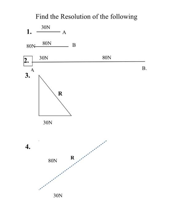 Find the Resolution of the following | Chegg.com