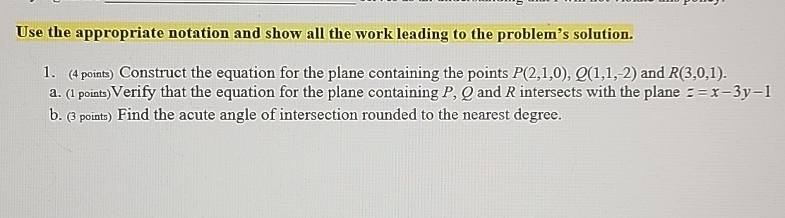 Solved Use the appropriate notation and show all the work | Chegg.com