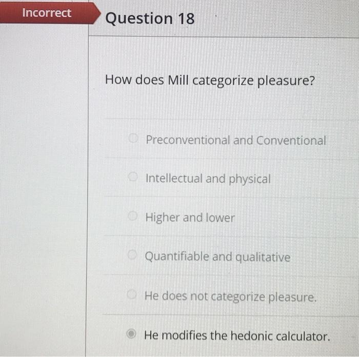 What is not one of the steps in the Hedonic Calculus? | Chegg.com