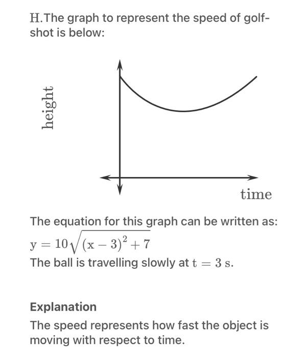 Solved please explain how the equation matches the graph and | Chegg.com