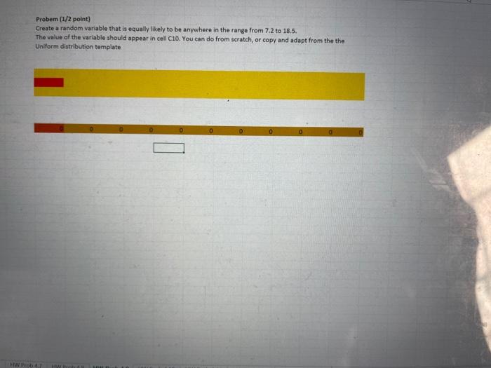 Solved Probem (1/2 point) Create a random variable that is | Chegg.com