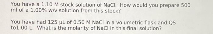 Solved How many grams of sodium (MW = 239) is in 1.5 ml of | Chegg.com