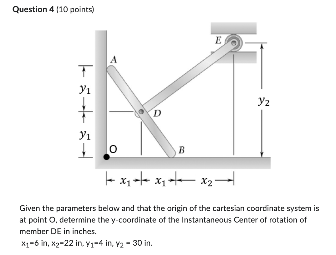 Solved Question 4 (10 ﻿points)Given the parameters below and | Chegg.com