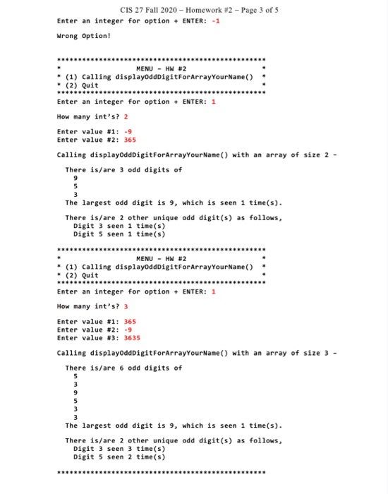 Solved 1. Coding Assignment Exercise #1 - Due Tuesday, | Chegg.com