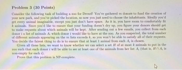 Solved Problem 3 (30 Points) Consider the following task of | Chegg.com