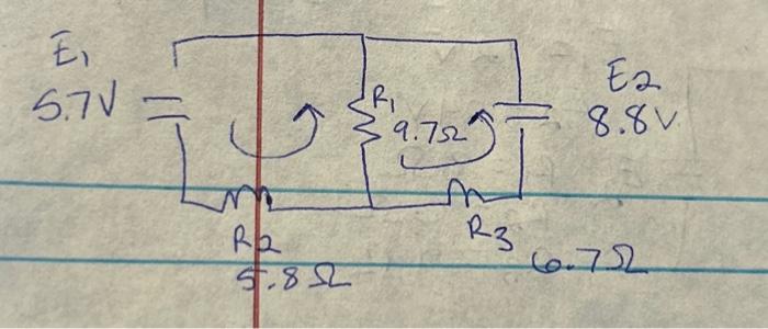 Solved Use Ohm's Law to calculate the voltages using the | Chegg.com