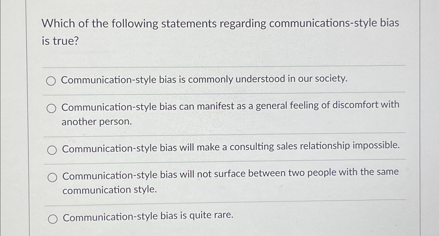 Solved Which of the following statements regarding | Chegg.com