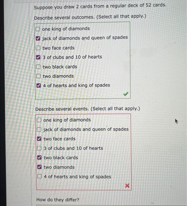 Solved Suppose you draw 2 cards from a regular deck of 52 | Chegg.com