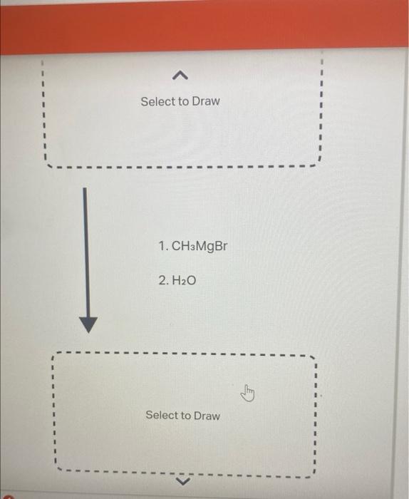 [Solved]: draw the product of the two step reaction sequence