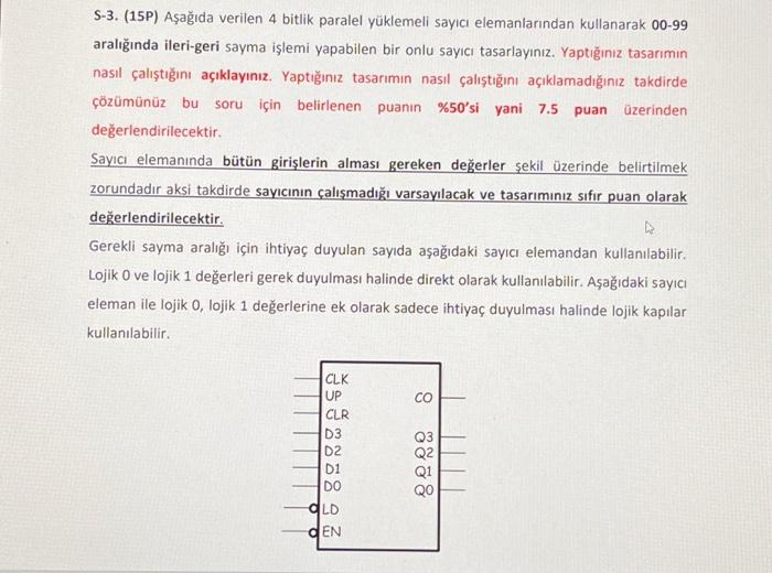 Solved Design a decimal counter that can count forward and | Chegg.com