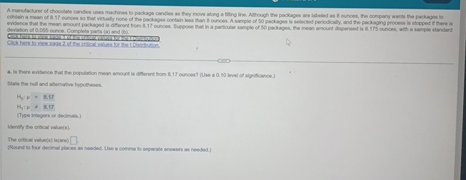 Solved contain a mean of 8,17 ﻿ounces so that viftually none | Chegg.com