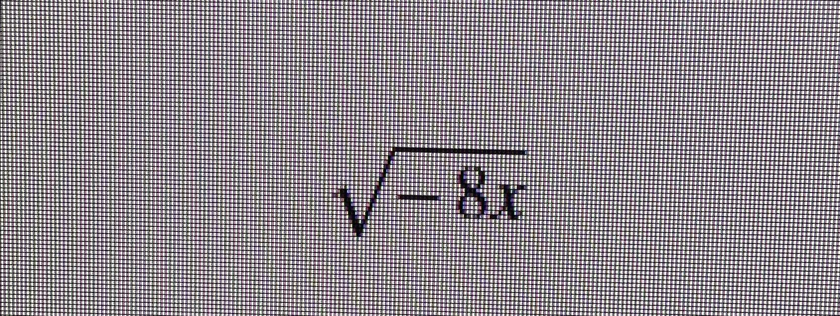 Solved -8x2 | Chegg.com