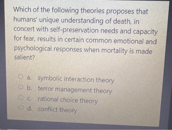 Solved Which of the following illustrates selective | Chegg.com