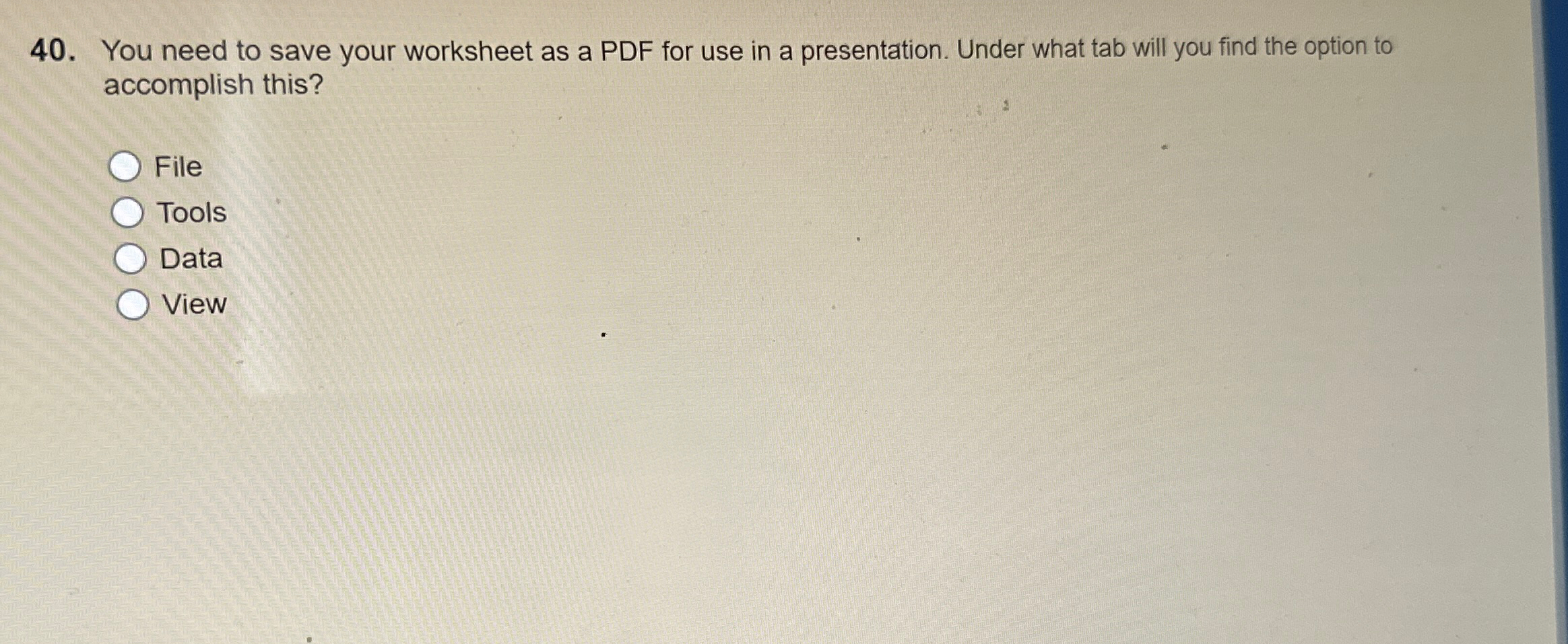 Solved You need to save your worksheet as a PDF for use in a | Chegg.com