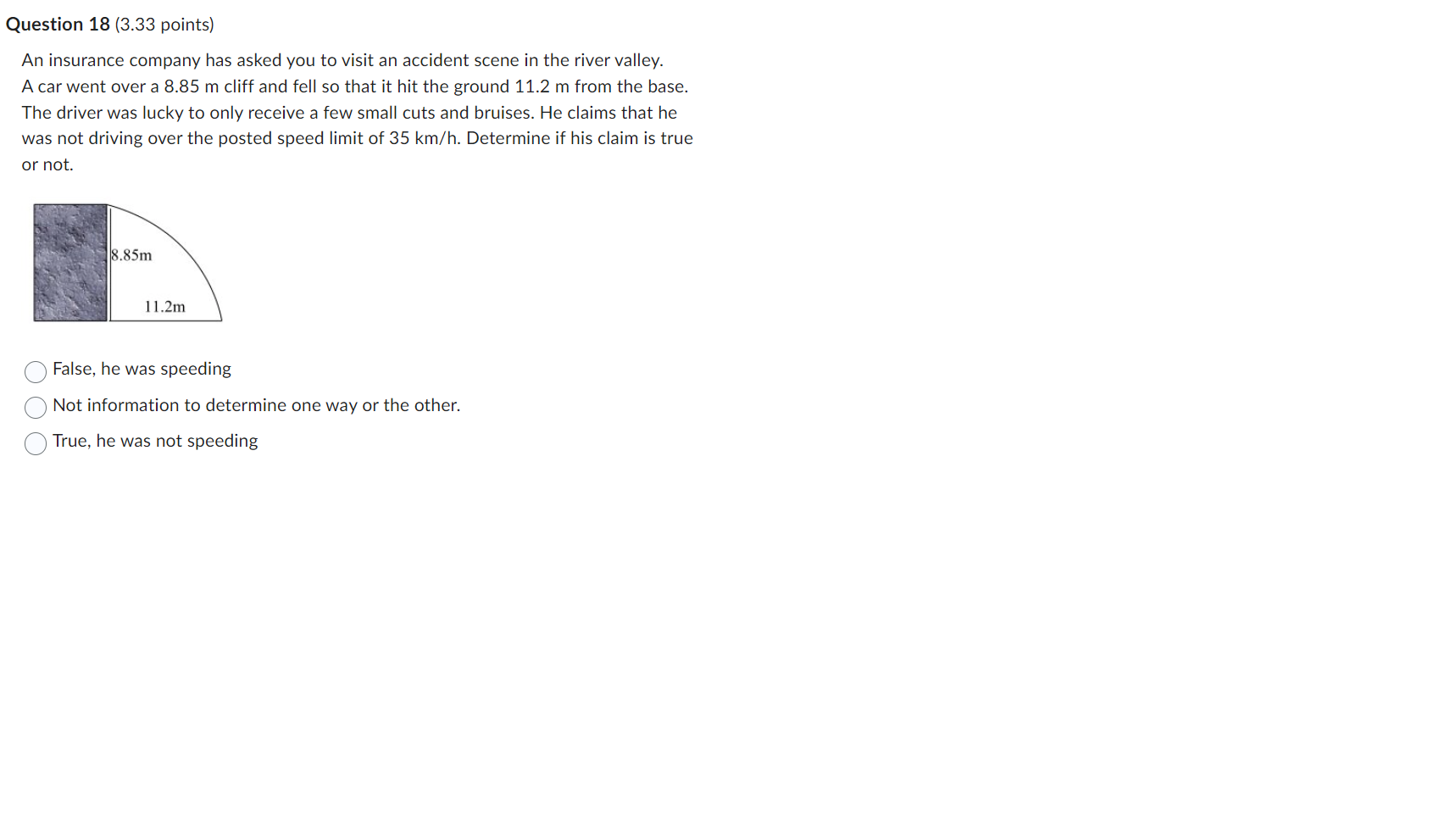 Solved Question 18 (3.33 ﻿points)An insurance company has | Chegg.com