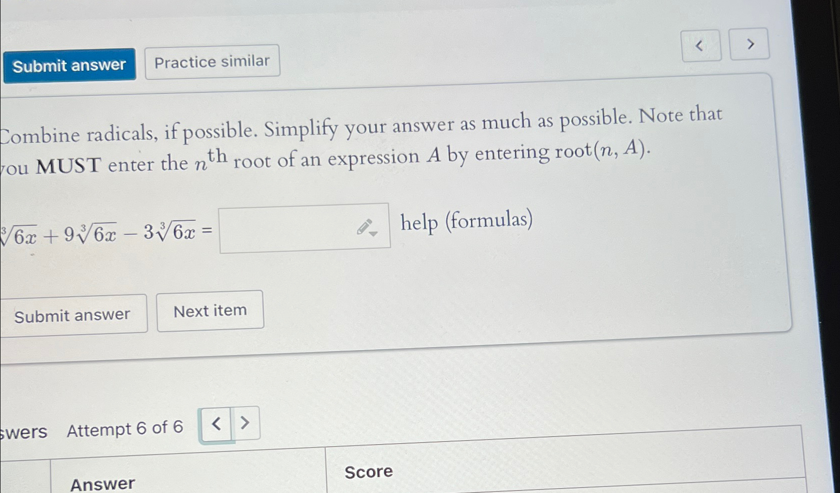 Solved Combine radicals, if possible. Simplify your answer | Chegg.com