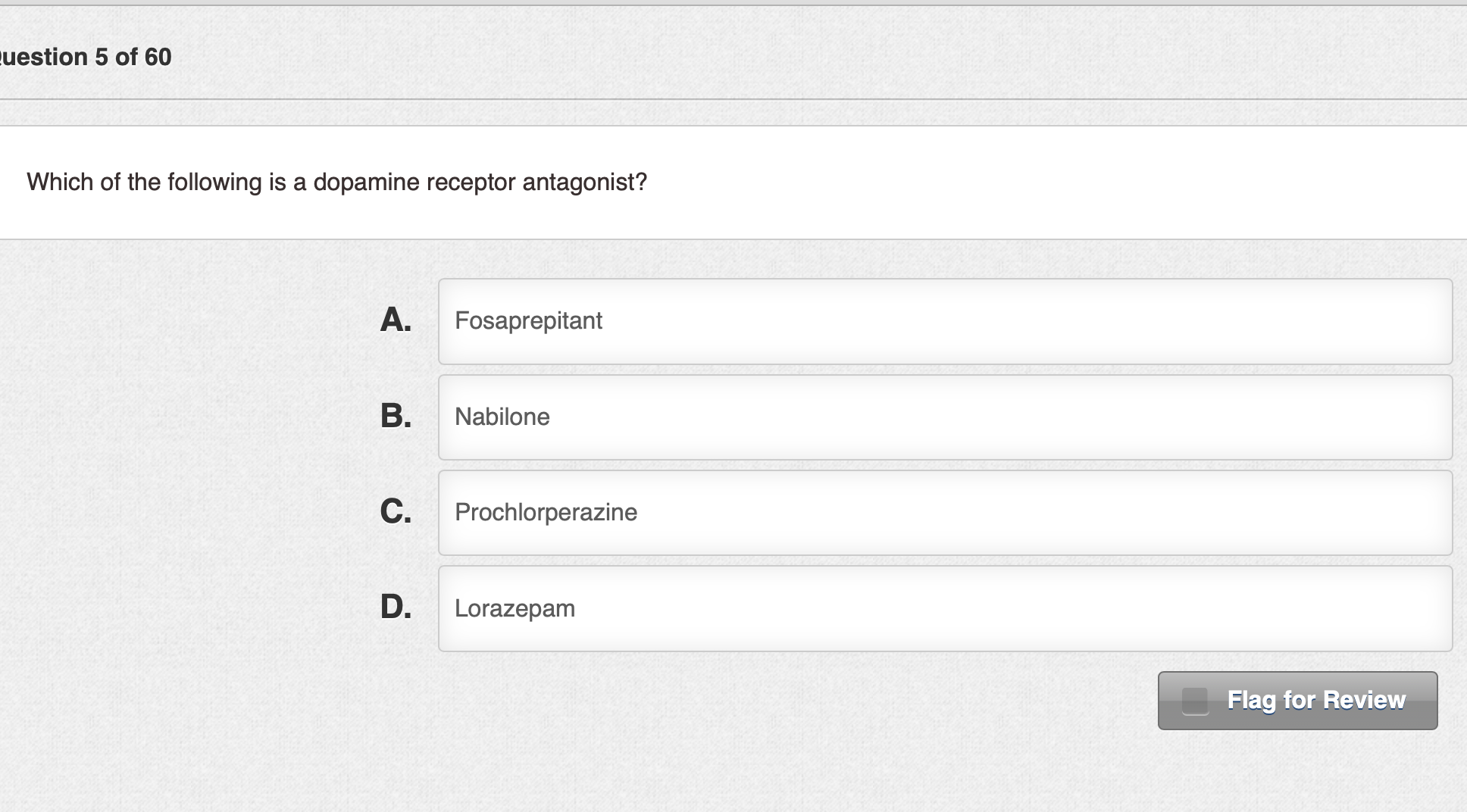 Solved Which of the following is a dopamine receptor | Chegg.com