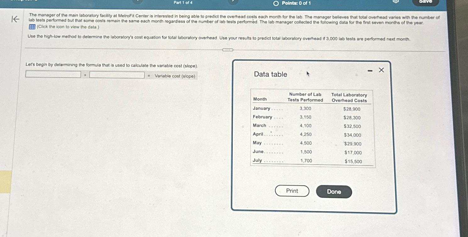 Solved Part 1 of 4\\nPoints: 0 of 1\\n(Click the icon to | Chegg.com