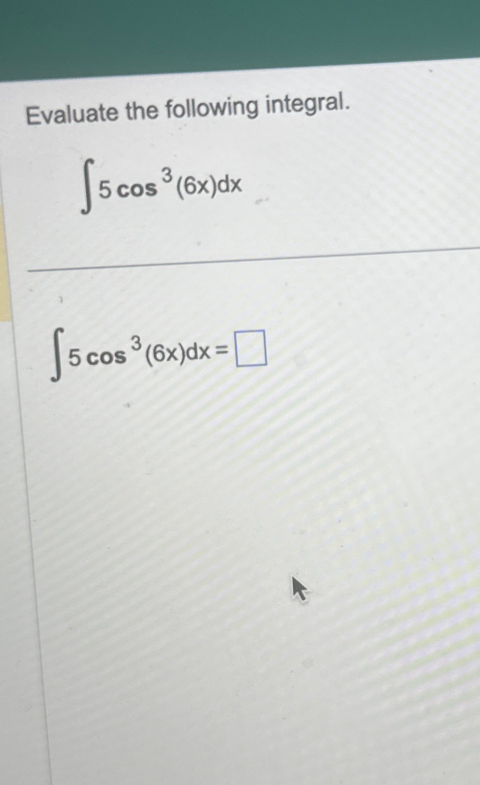 Solved Evaluate the following | Chegg.com