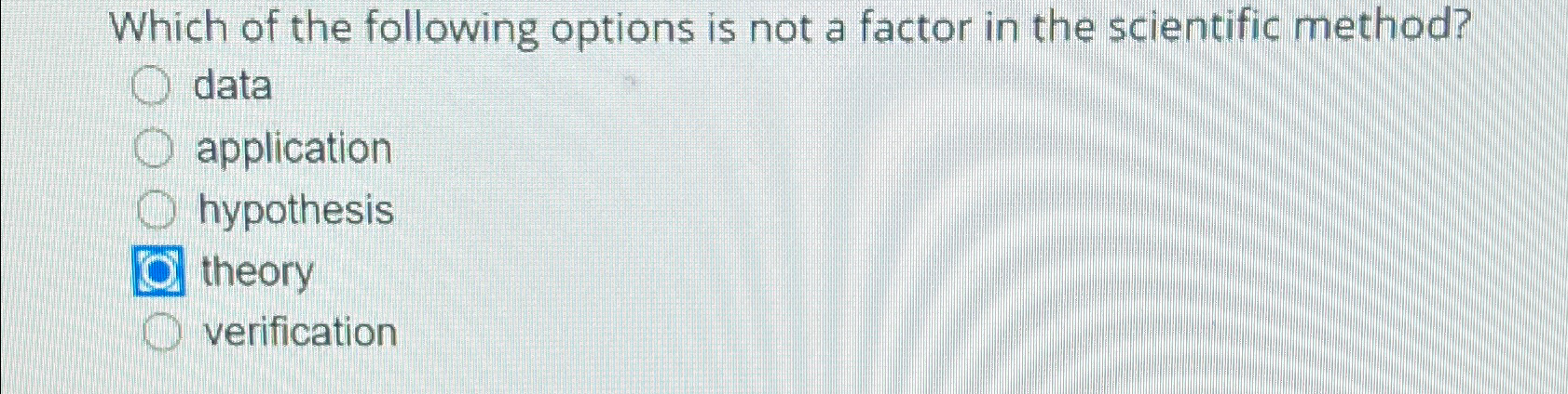 Solved Which of the following options is not a factor in the | Chegg.com