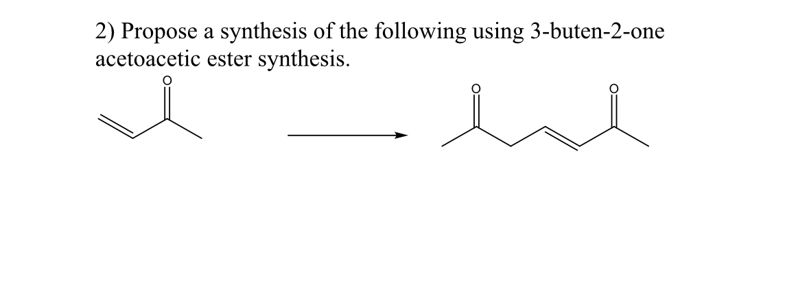 Solved Propose a synthesis of the following using | Chegg.com