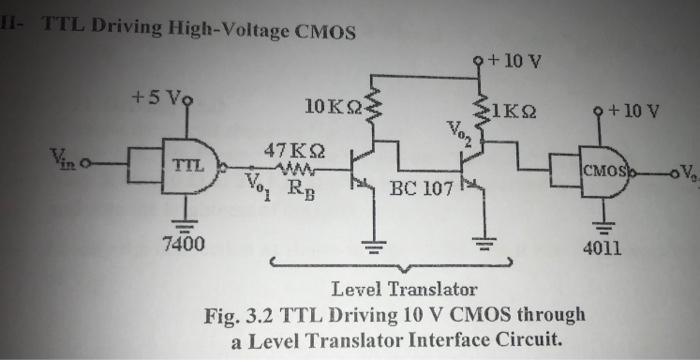 Solved 2- Explain how does the level translator circuits in | Chegg.com