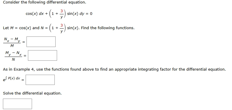 Solved Consider the following differential | Chegg.com