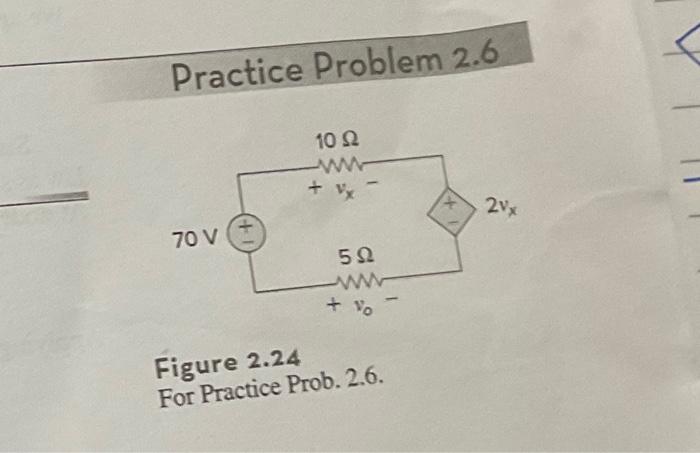 Solved Practice Problem 26 Figure 224 For Practice Prob 