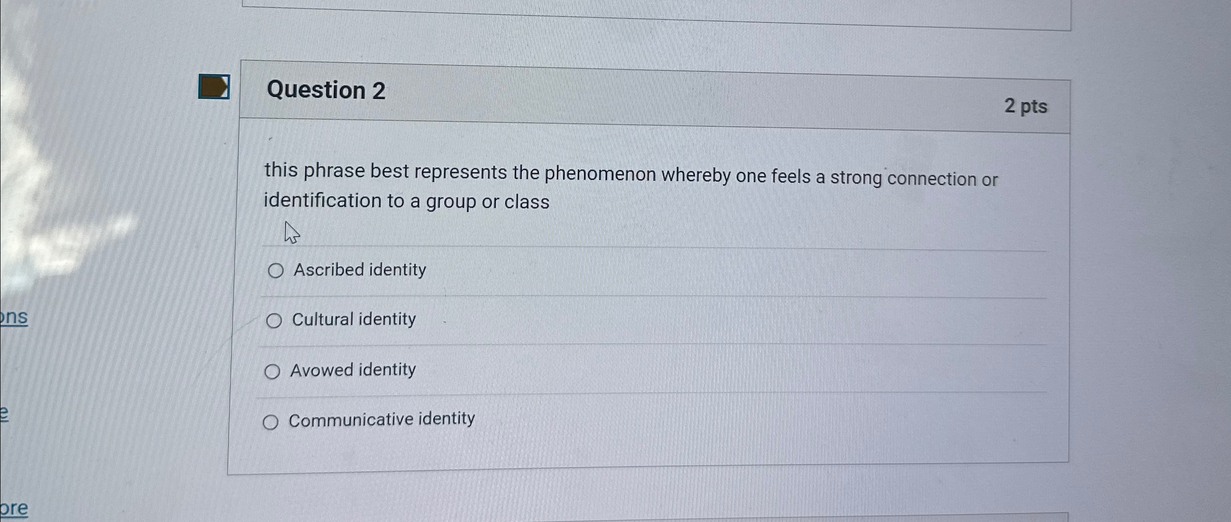 Solved Question 22 ﻿ptsthis phrase best represents the | Chegg.com