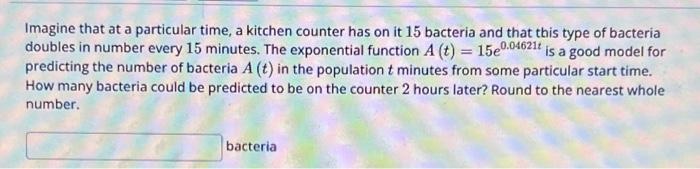 Solved Imagine that at a particular time, a kitchen counter | Chegg.com