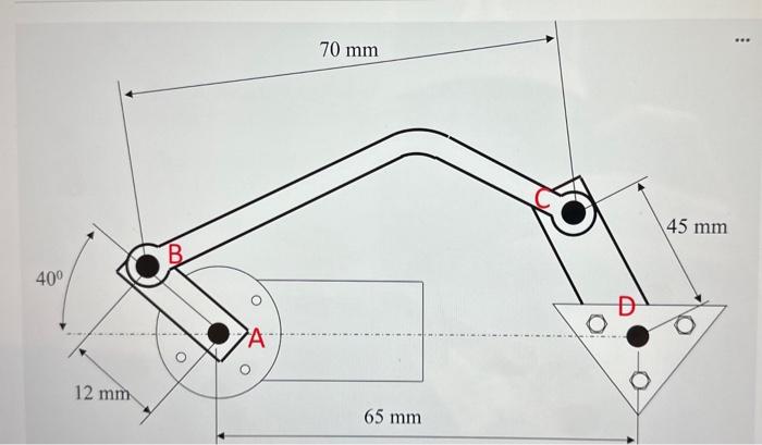 Solved Consider the mechanism show below. Link AB is the | Chegg.com