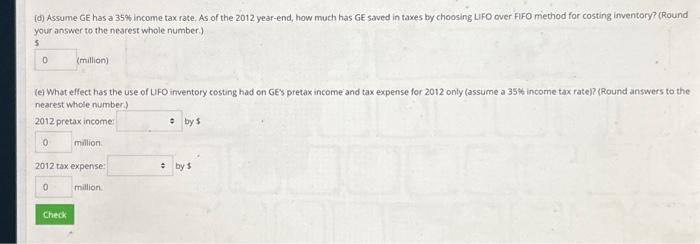 Solved Analyzing an Inventory Footnote Disclosure General | Chegg.com