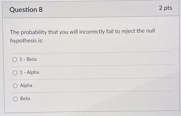 Solved The probability that you will incorrectly fail to | Chegg.com