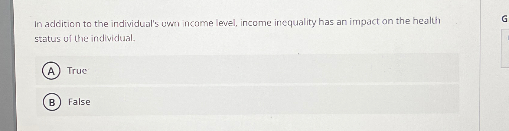 Solved In addition to the individual's own income level, | Chegg.com
