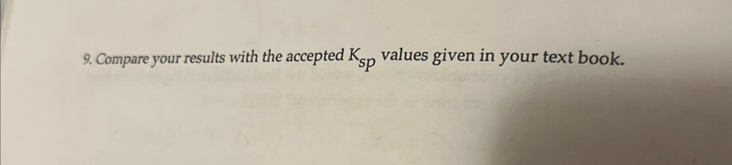 Solved Compare your results with the accepted Ksp ﻿values | Chegg.com