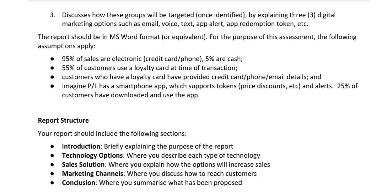 Solved Assessment Purpose This assessment provides you the | Chegg.com