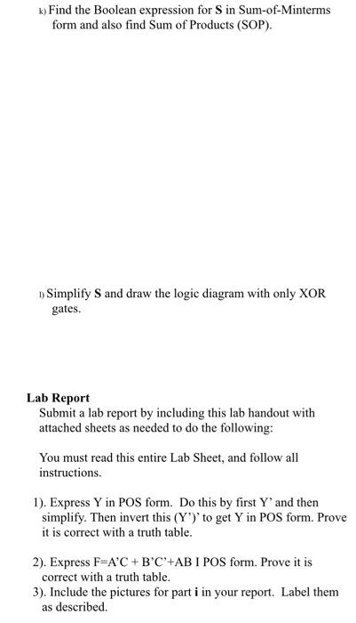 Solved Simplification Of Boolean Functions Objective The 3869