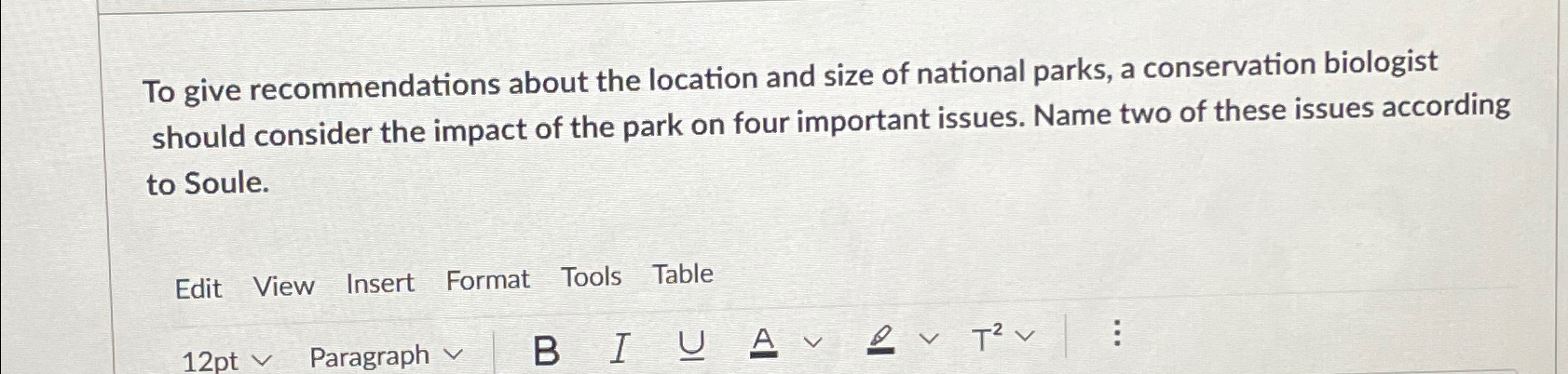 Solved To give recommendations about the location and size | Chegg.com