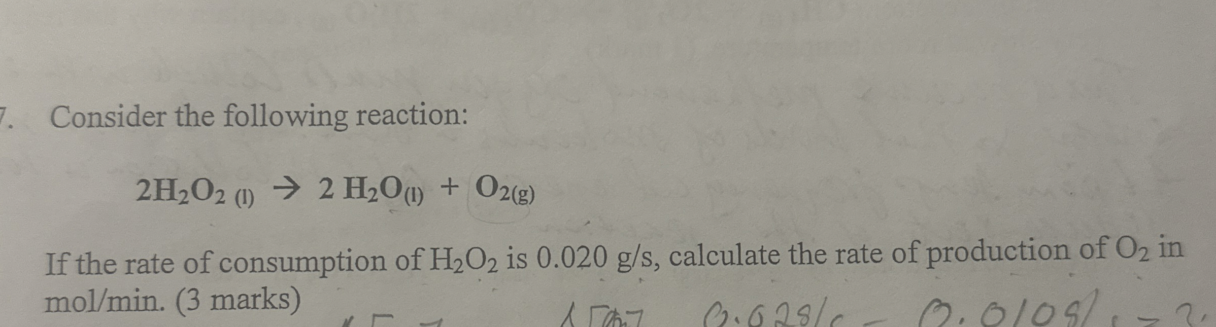 Solved Consider the following | Chegg.com
