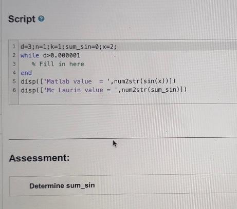 Solved The value of sin(x) can be approximated as | Chegg.com